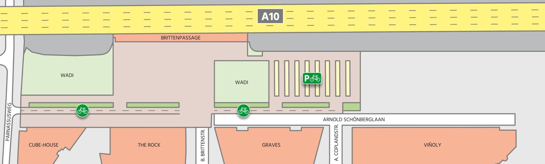 Work begins on station plazas for the Brittenpassage - Zuidas